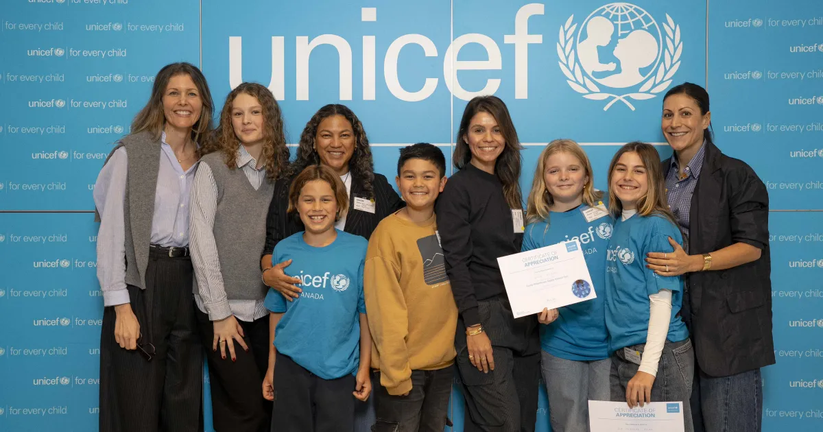Where family values meet global impact | UNICEF Canada: For Every Child