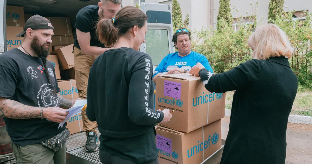 UNICEF delivers life-saving supplies to Odesa in southern Ukraine to ...