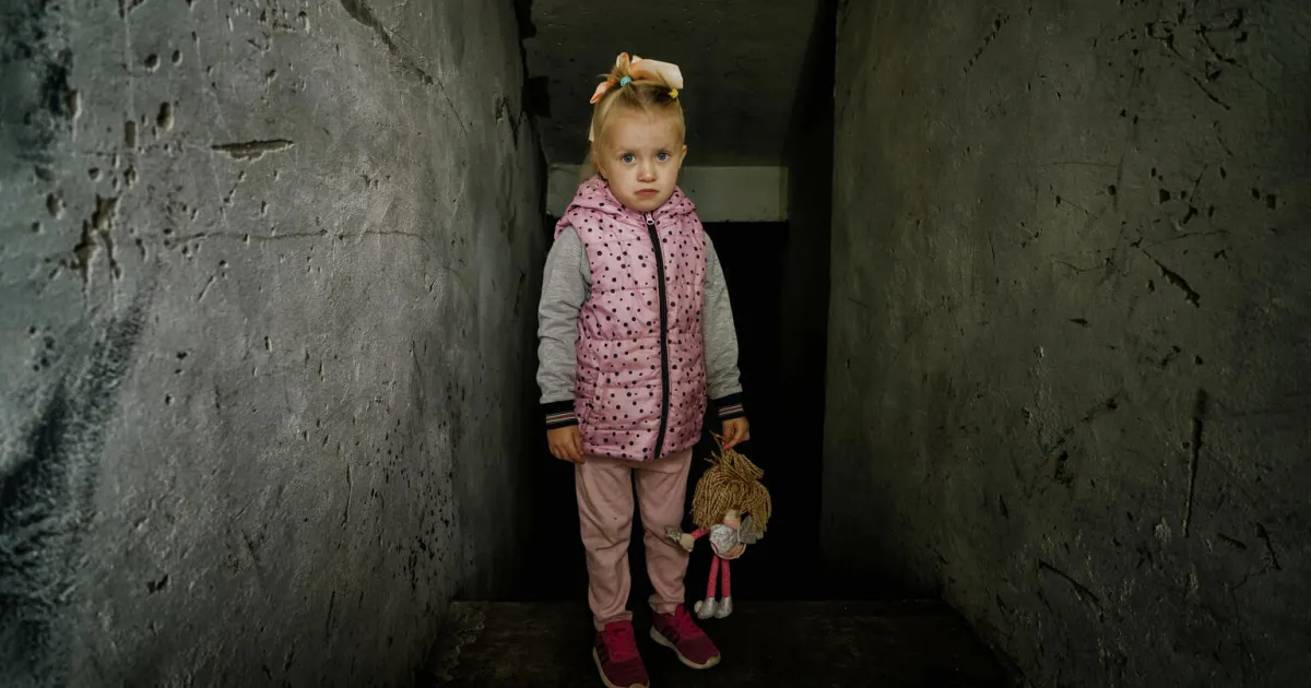 Under fire and freezing, children in Ukraine endure the harshest winter ...